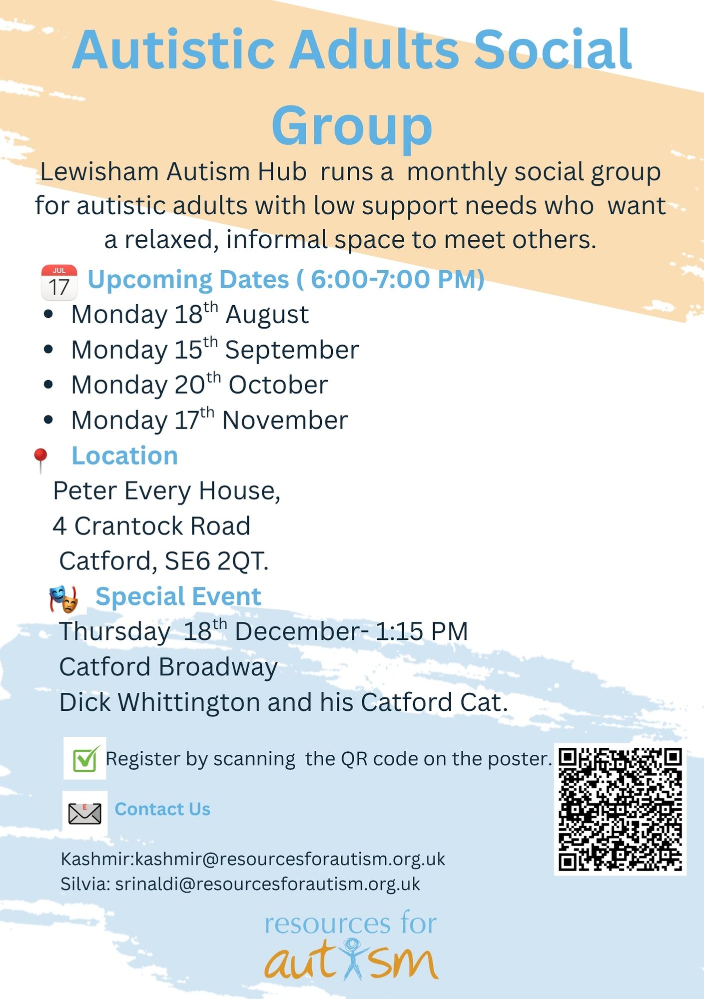 What’s on @ Lewisham Autism Hub - Resources for Autism